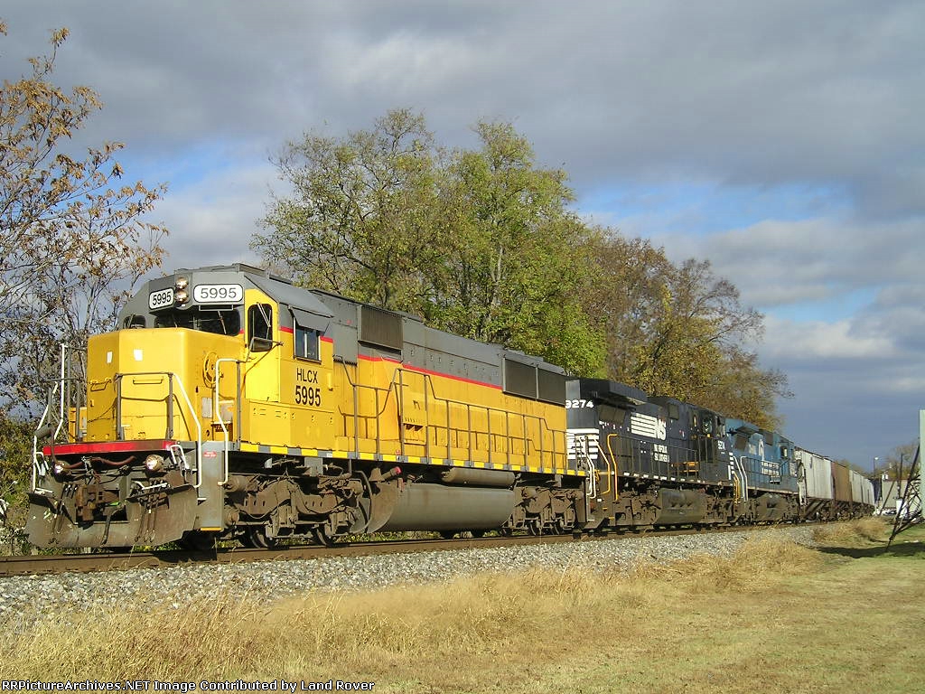 HLCX 5995 On NS 44 A Eastbound